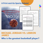 Hoop Legends Showdown: LeBron vs. Jordan Debate Challenge - The Speech ...